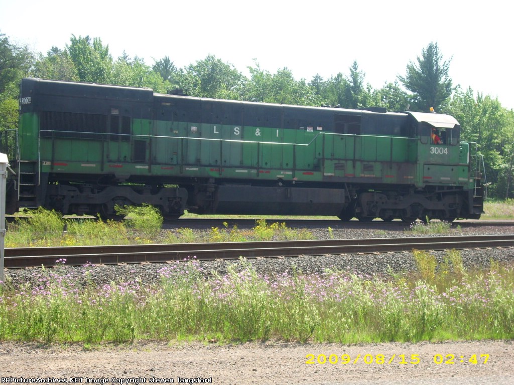 LS&I engine # 3004 in the Yard